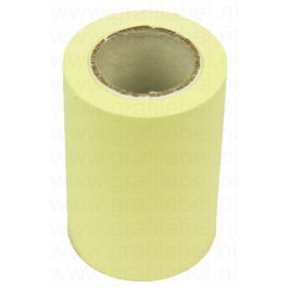 Memorol pastel geel 10 meter exclusief houder bestellen | Grafilabel.nl